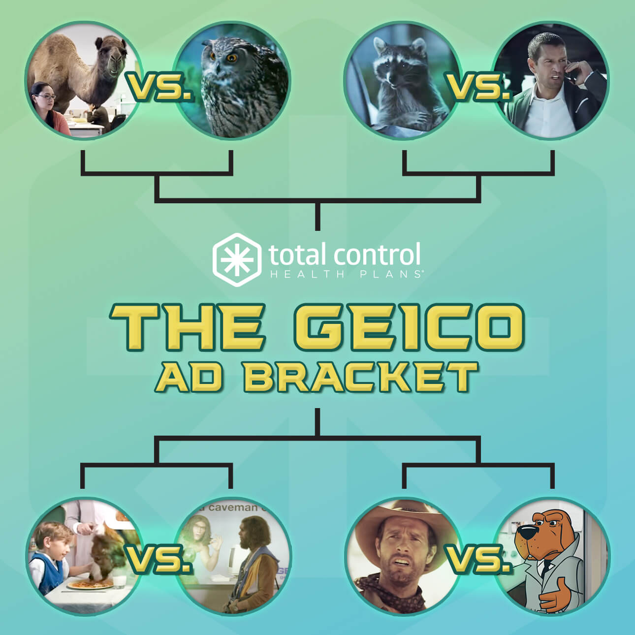 GEICO Ad Bracket - Total Control Health Plans
